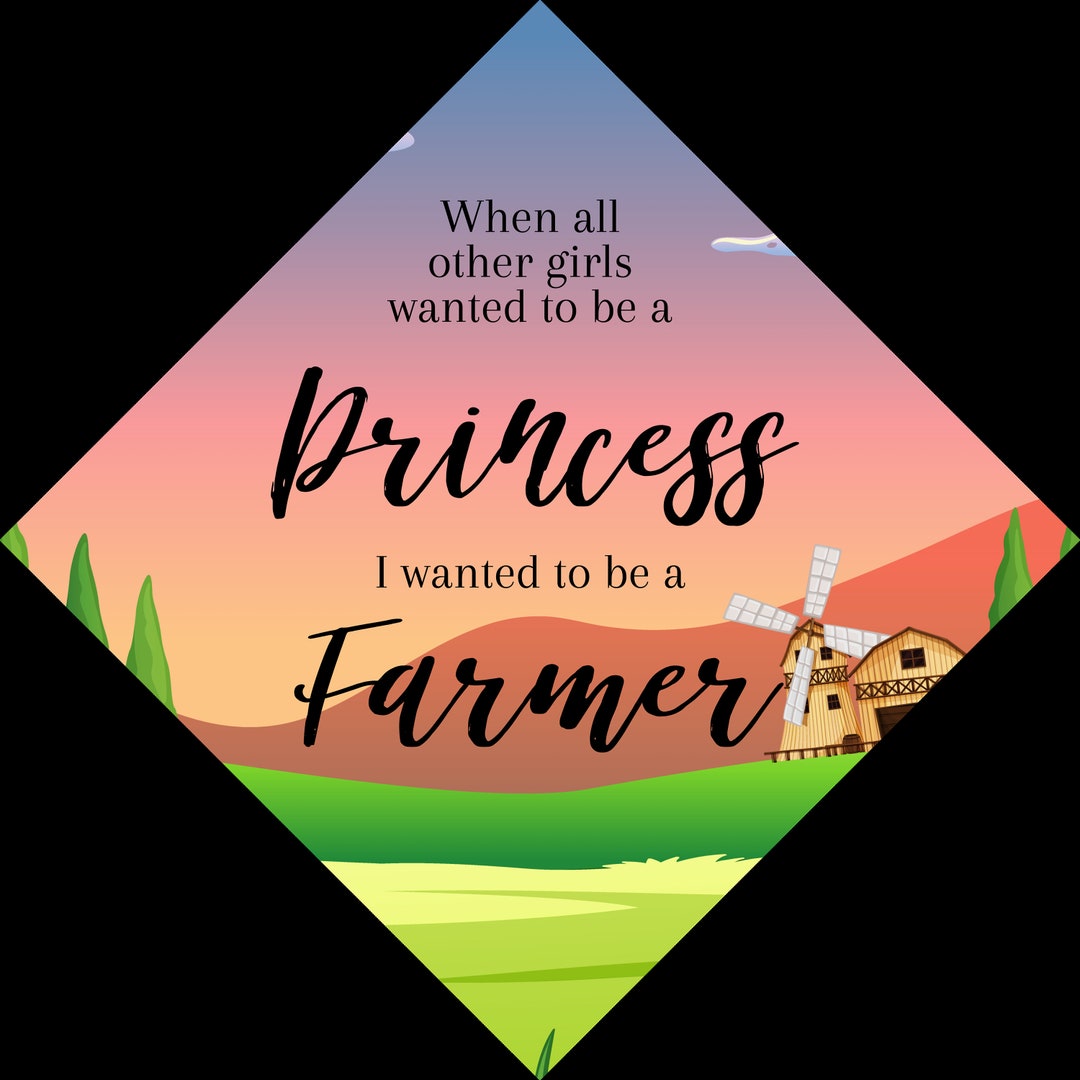 Graduation Cap Topper - Farmer - Etsy