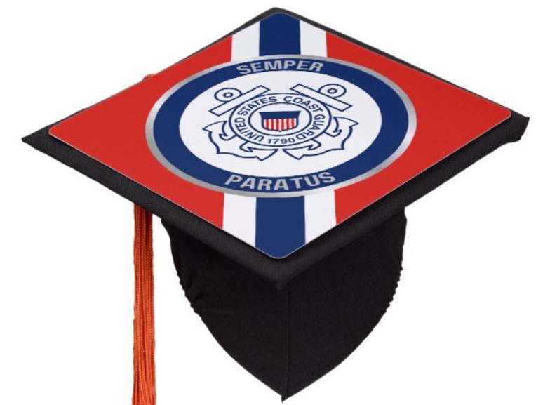 Graduation Cap Topper - Coast Guard 2 - Etsy