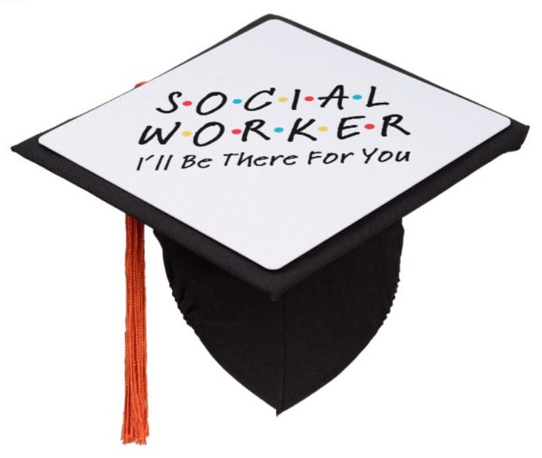 Graduation Cap Topper - Social Worker - Etsy
