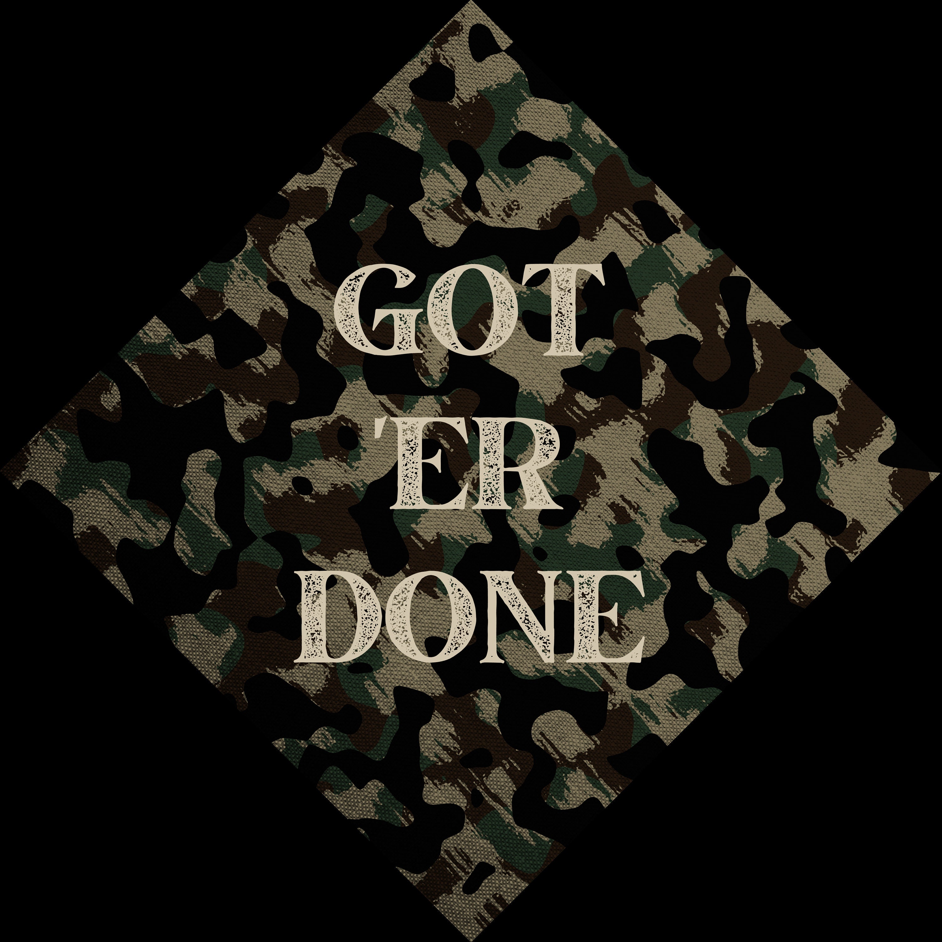 Graduation Cap Topper - Got 'er Done - Etsy