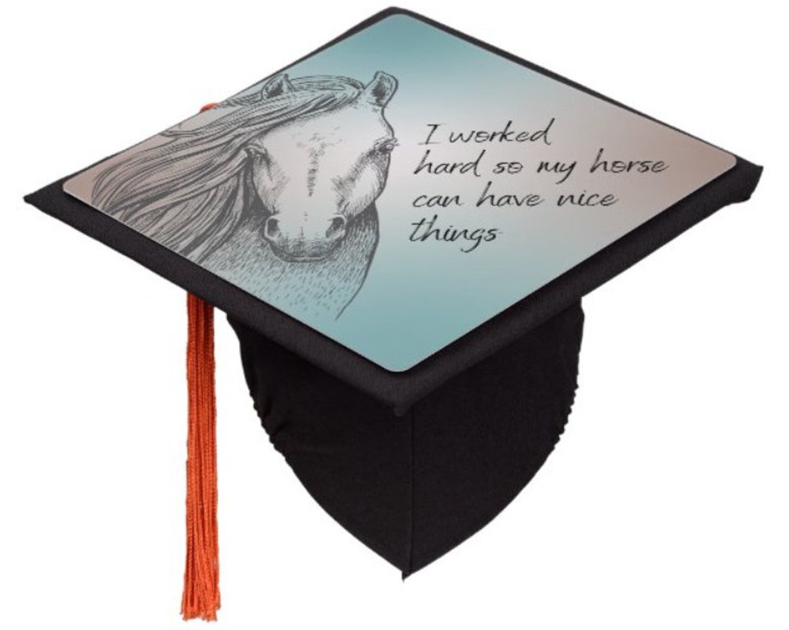 Graduation Cap Topper - Horse - Etsy