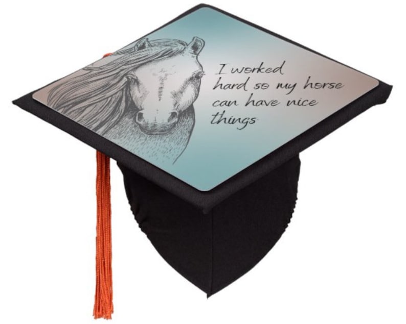 Graduation Cap Topper - Horse - Etsy
