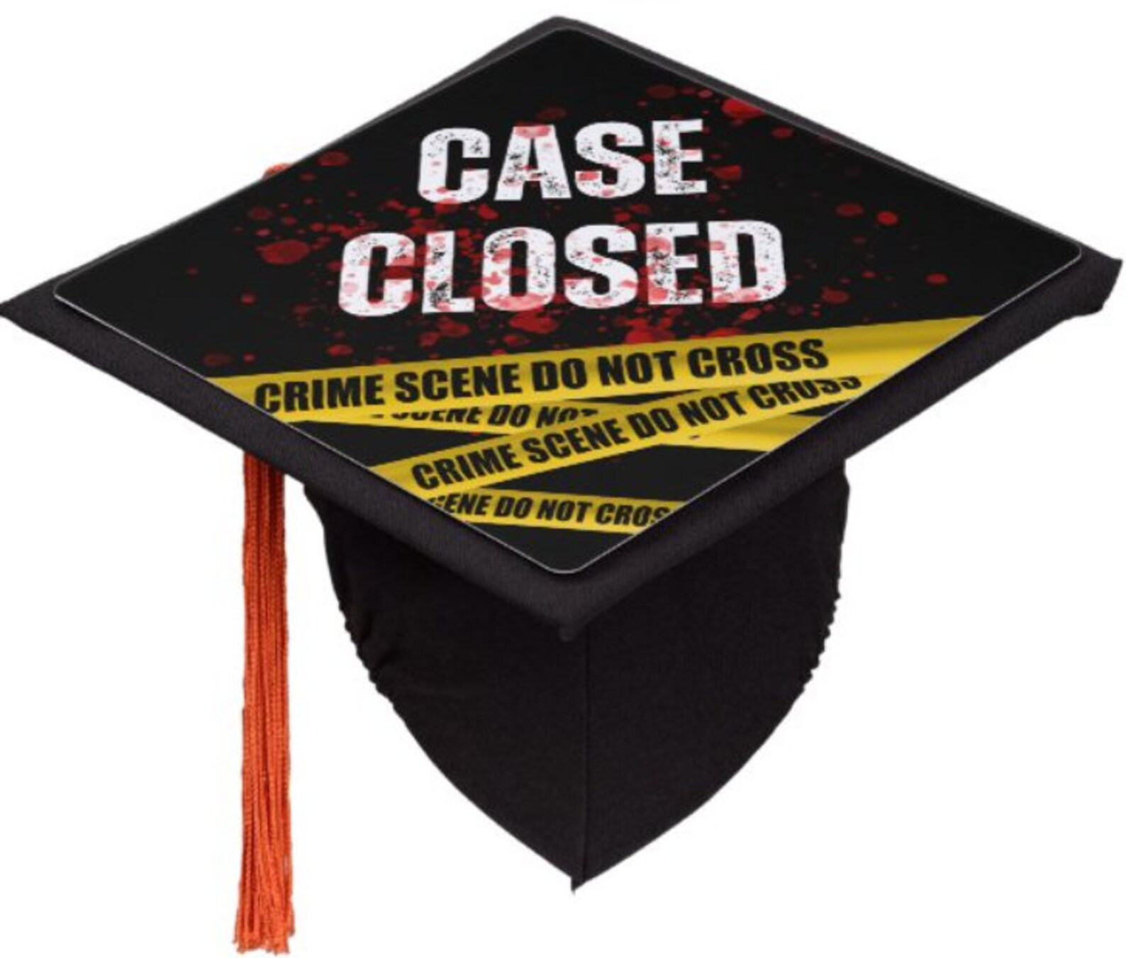 Graduation Cap Topper - Case Closed - Etsy