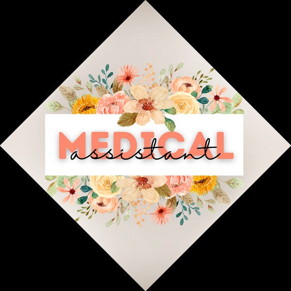 Graduation Cap Topper for Medical Assistant - Etsy