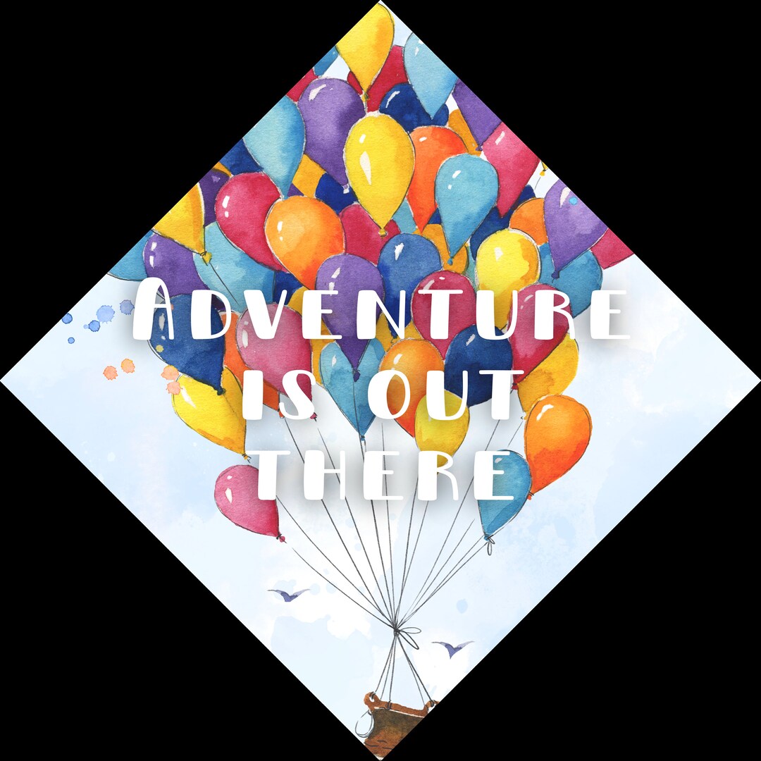 Topper de birrete de graduación - Aventura - Etsy España
