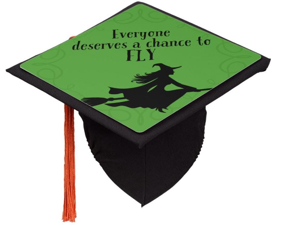 Graduation Cap Topper - Wicked Fly - Etsy