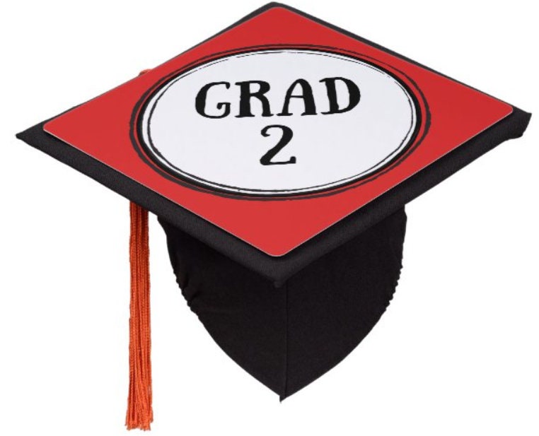 Graduation Cap Topper - Grad 2 - Etsy
