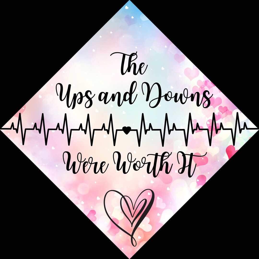 Graduation Cap Topper - Ups and Downs - Etsy