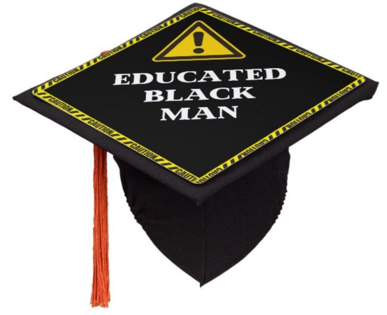 Graduation Cap Topper - Educated Black Man - Etsy