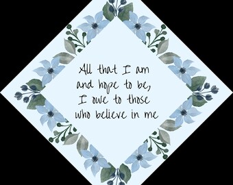 Demon Slayer Haori Grad Cap Topper - Etsy UK