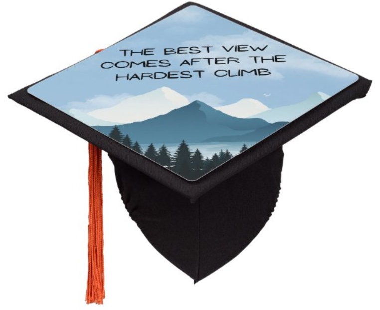 Graduation Cap Topper - Best View - Etsy