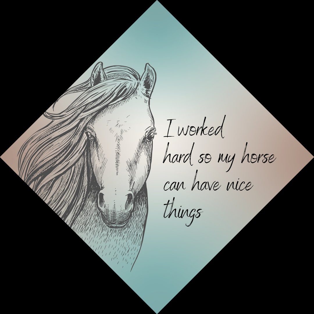 Graduation Cap Topper - Horse - Etsy