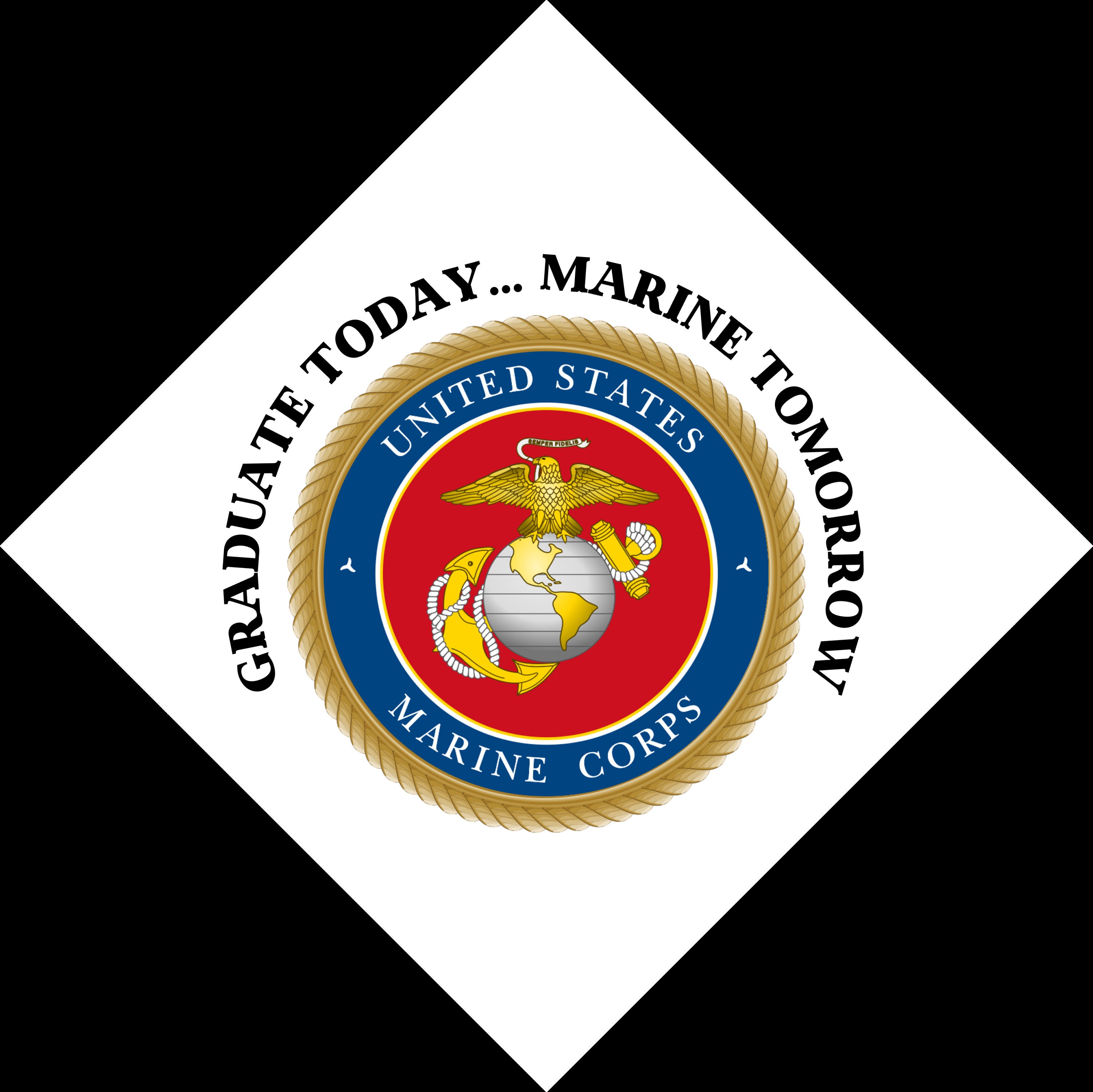 Graduation Cap Topper - Marine - Etsy