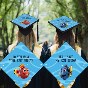 Graduation Cap Topper - Exit Buddy 1 - Etsy