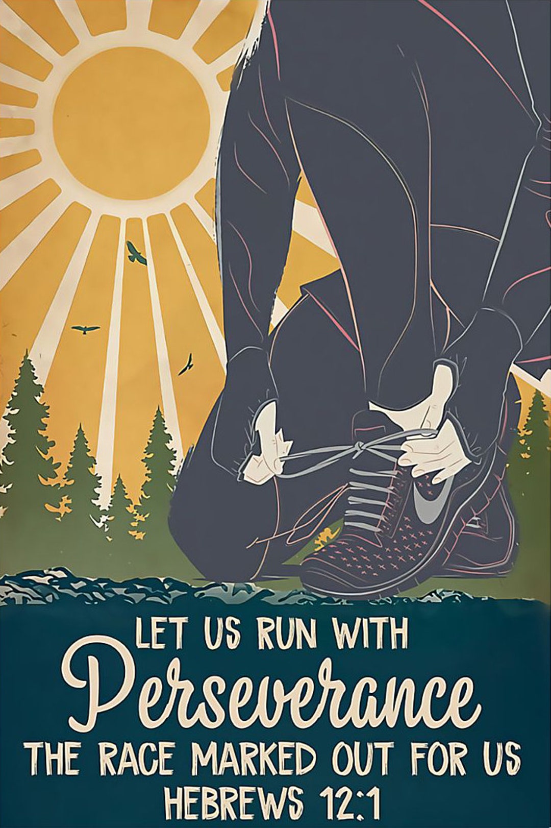 Let Us Run With Perseverance the Race Marked Out for Us Hebrews 12 1 ...