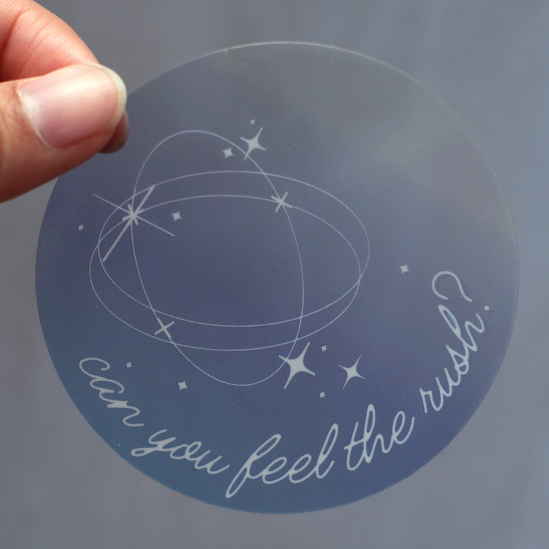 Txt Vinyl Sticker Blue Hour Song Sticker Tomorrow by Together Sticker ...