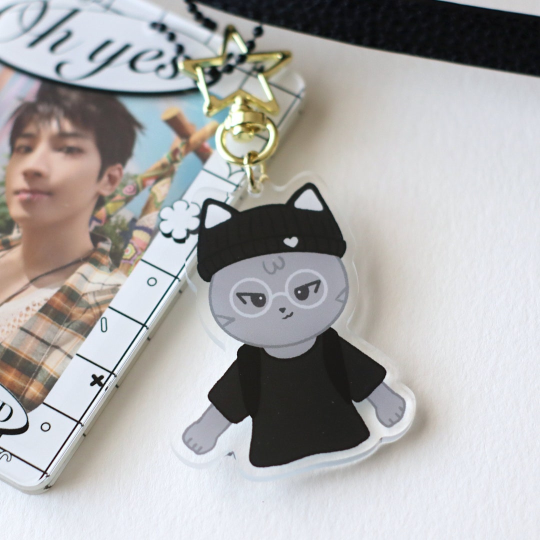 Svt Wonwoo Beanie Acrylic Keychain Seventeen Wonu Kpop Acrylic Keychain ...