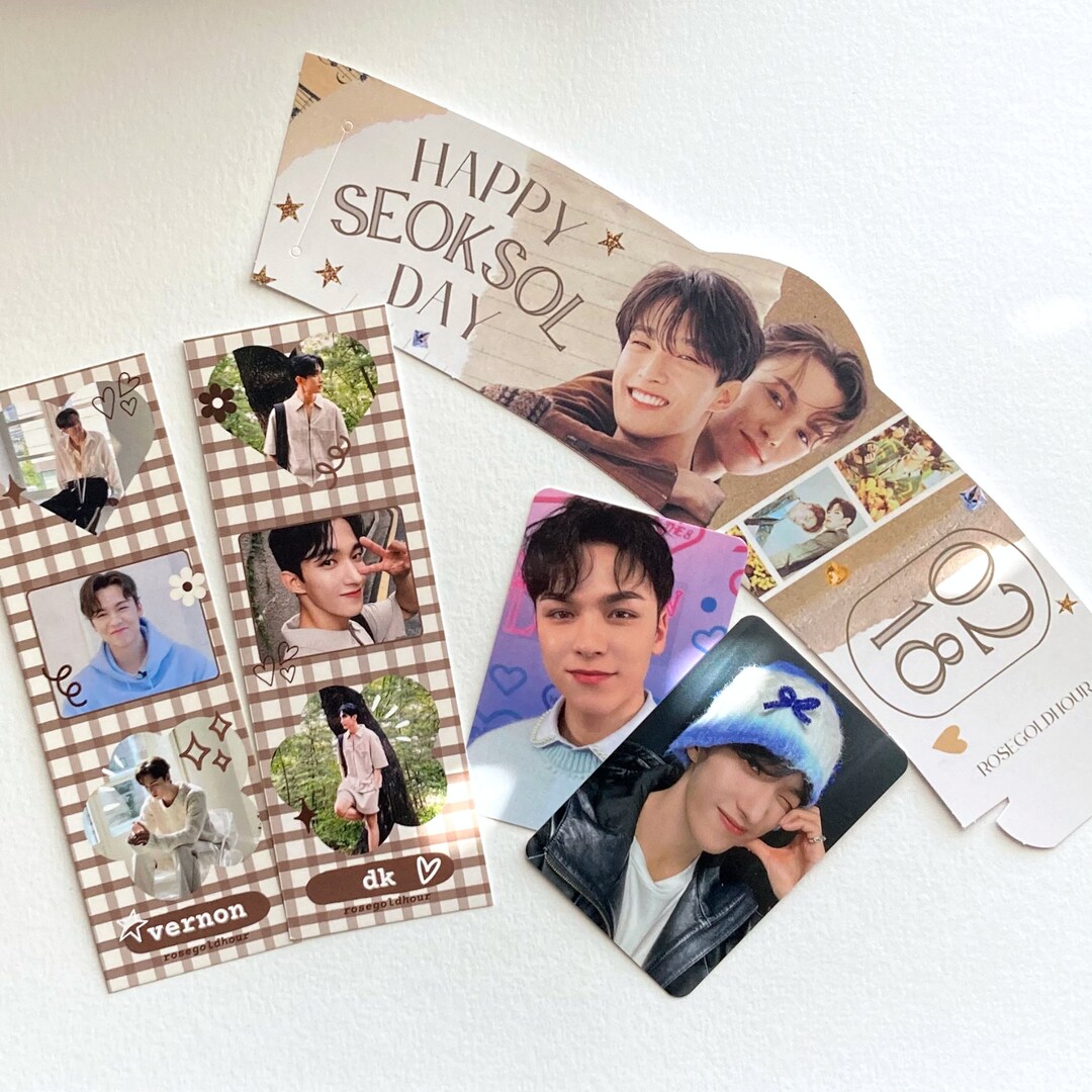 Svt Seoksol Cupsleeve Set Dokyeom and Vernon Birthday Cupsleeve ...