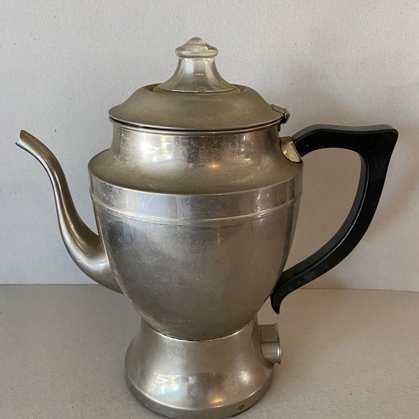 Electric Vintage Coffee Percolator - Etsy