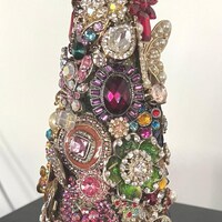 17 Inch Jeweled Cone Tree - Etsy