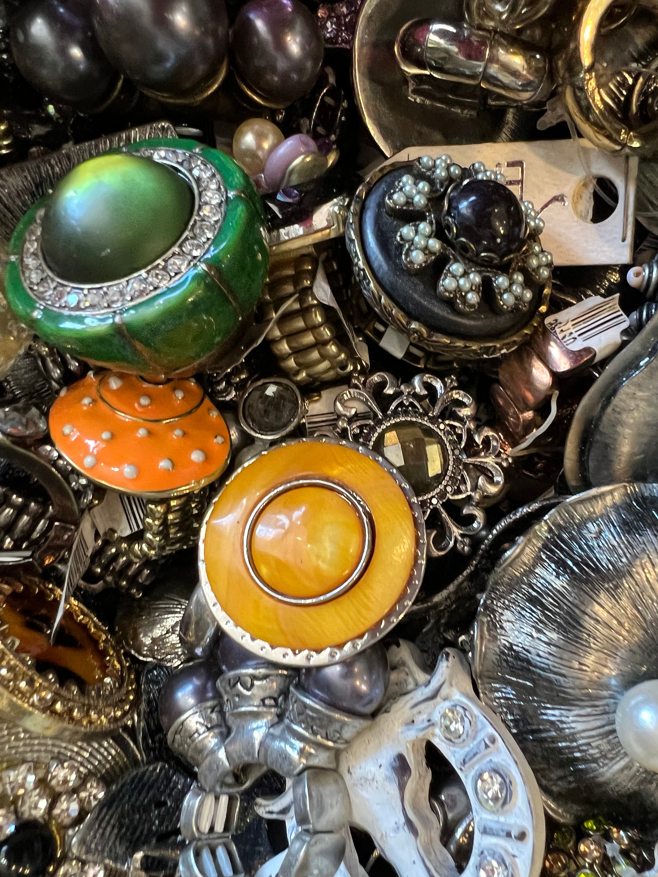 Womens Rings mystery Box of 8 Rings - Etsy