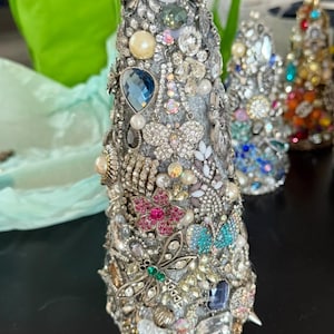 Jeweled Holiday Centerpiece - Sparkling Handmade Accent - Etsy
