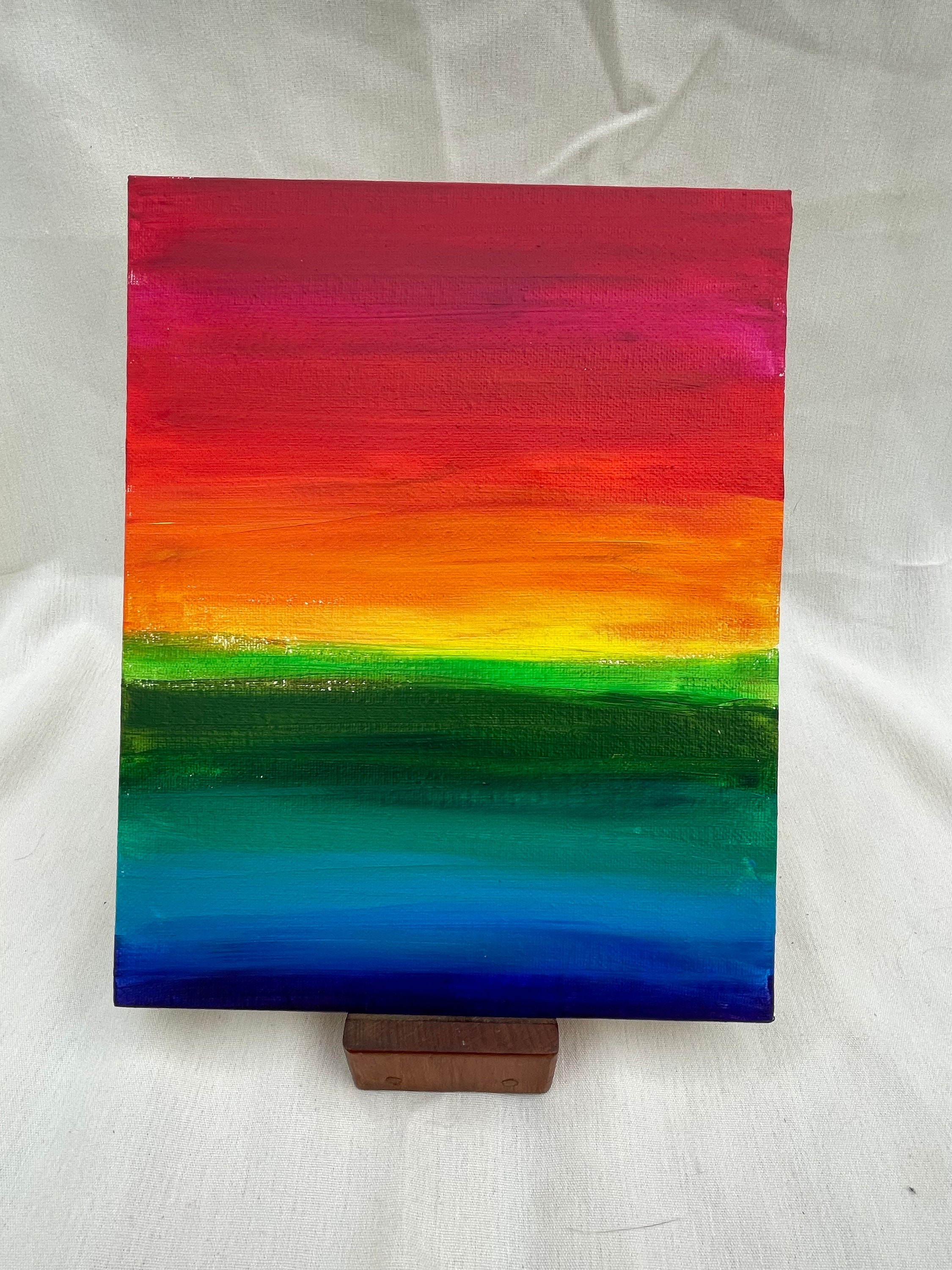 Rainbow Painting Acrylic