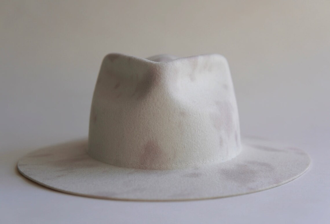 Summer Set Wide Brim Hat Fedora Wool Hat Felt Hat Stiff - Etsy