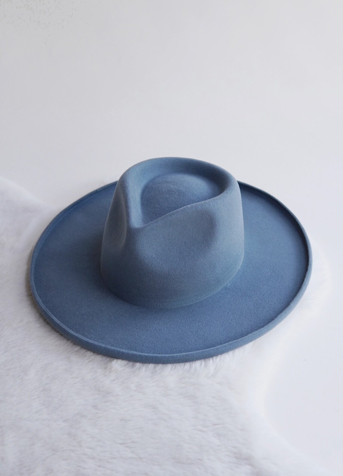 Laguna Wide Brim Hat Australian Wool Felt Hat Stiff Brim - Etsy