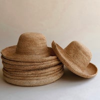 Raffia Hat - Etsy