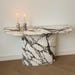 Handmade Calacatta Viola Marble Console Table, Luxury Foyer Hallway ...