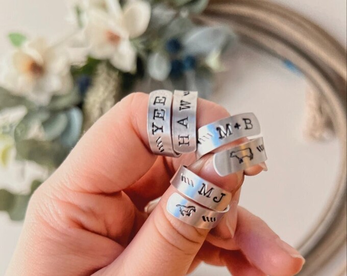 Custom Wrap Rings - Etsy