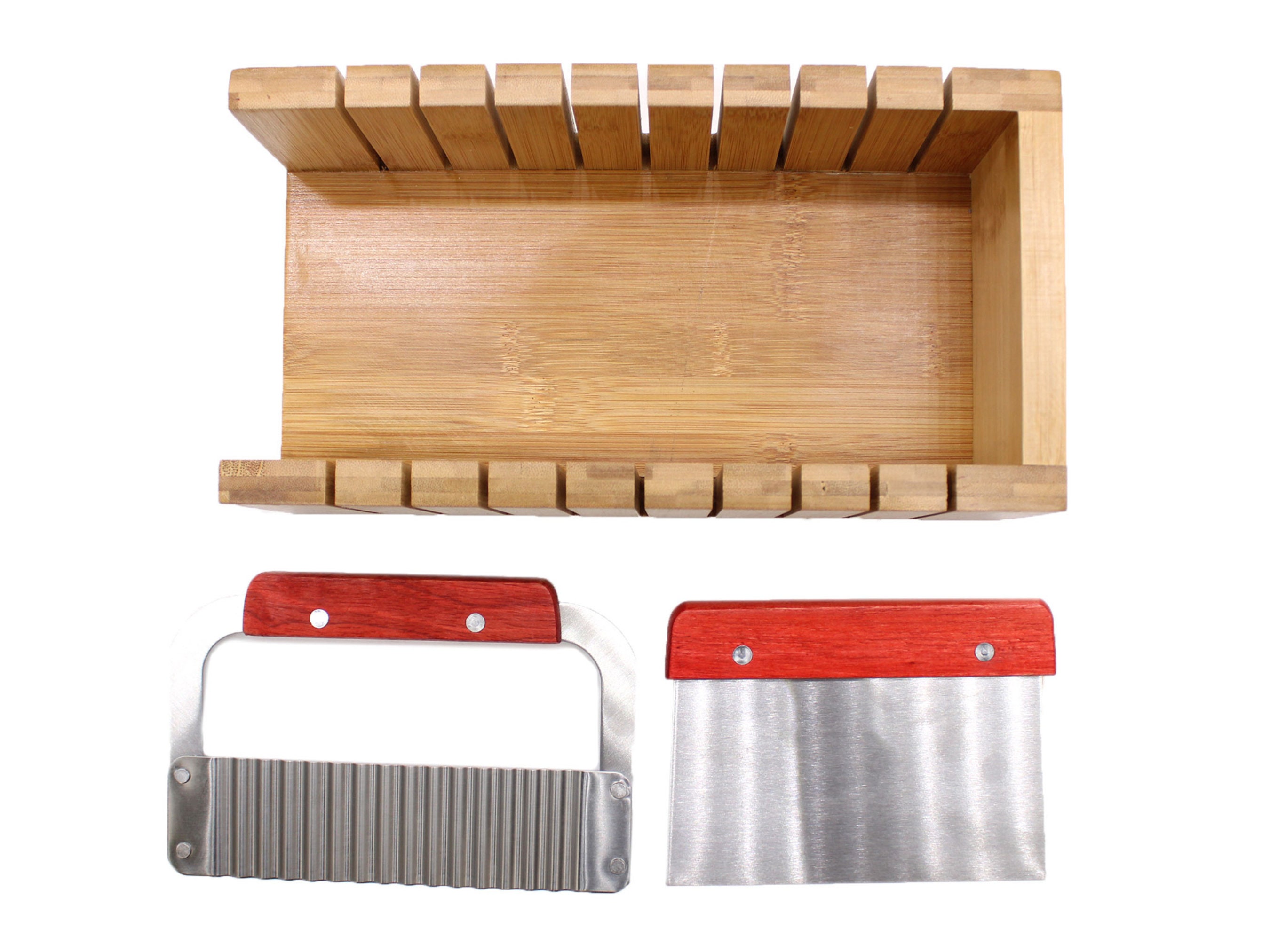 The Best Wooden Soap Loaf Cutter Set - Wavy and Straight Cutter - DIY ...