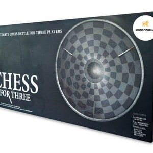 3 Players Chess Board - Chess Table Set for 3 - Modern Design / Best ...