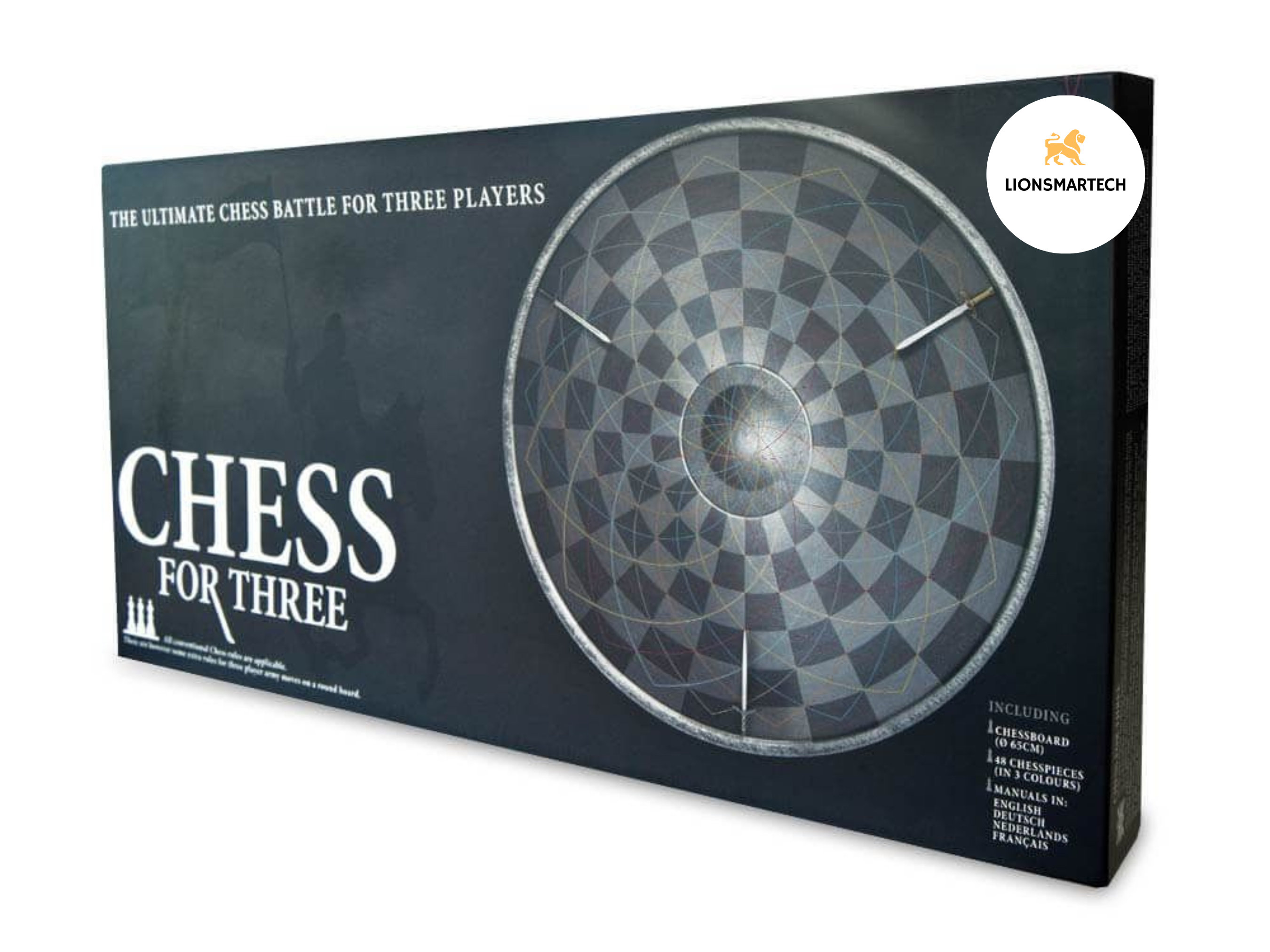 3 Players Chess Board - Chess Table Set for 3 - Modern Design / Best ...