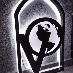 3d Laser Cut Sign |office Decor | Office 3D Led | Business Sign |3D ...