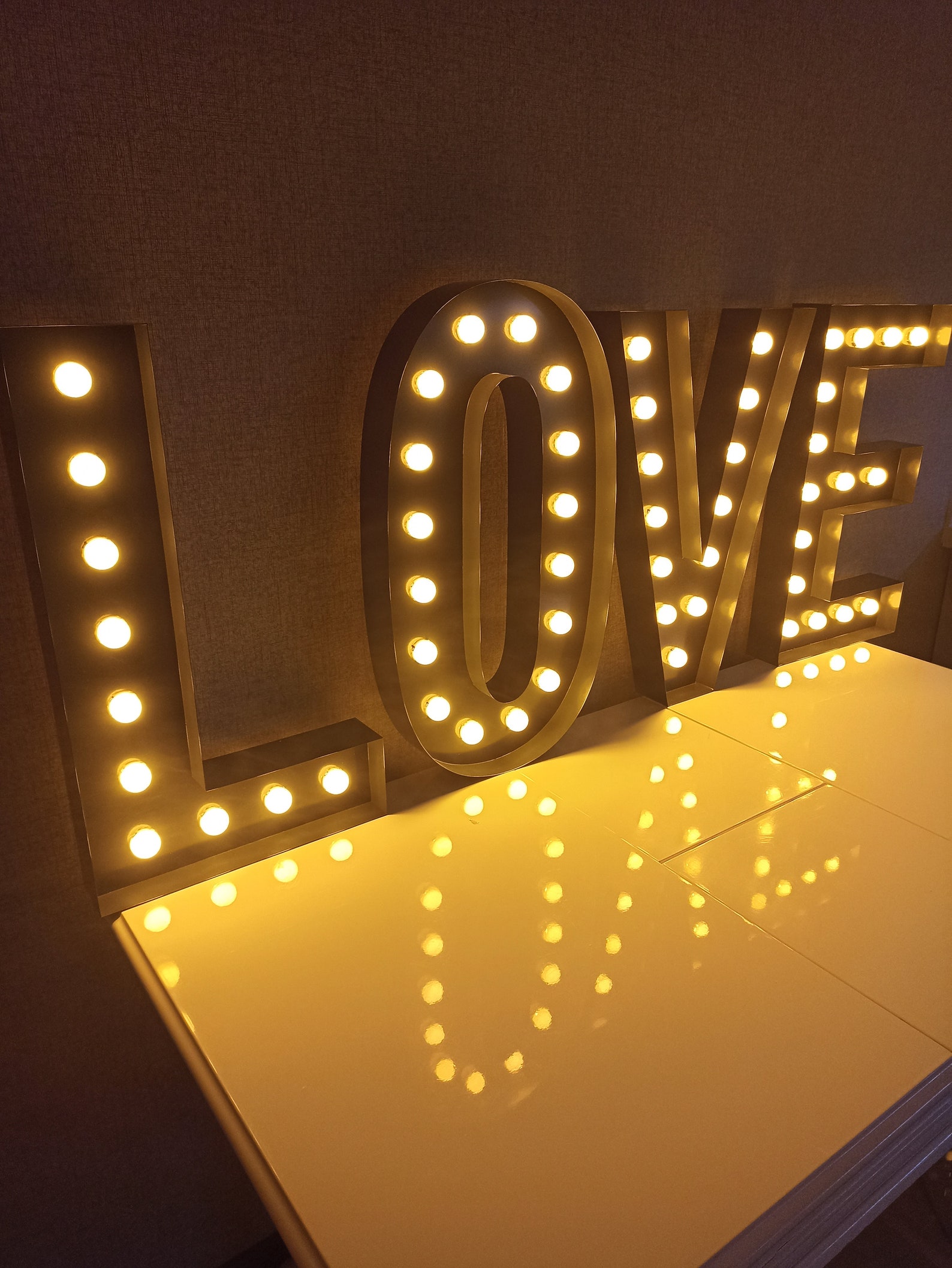 Marquee Letters, Marquee Letter Lights, Love Gold Metal Light up ...