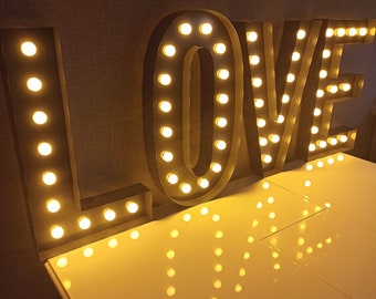 3 Ft Light up Letter - Etsy