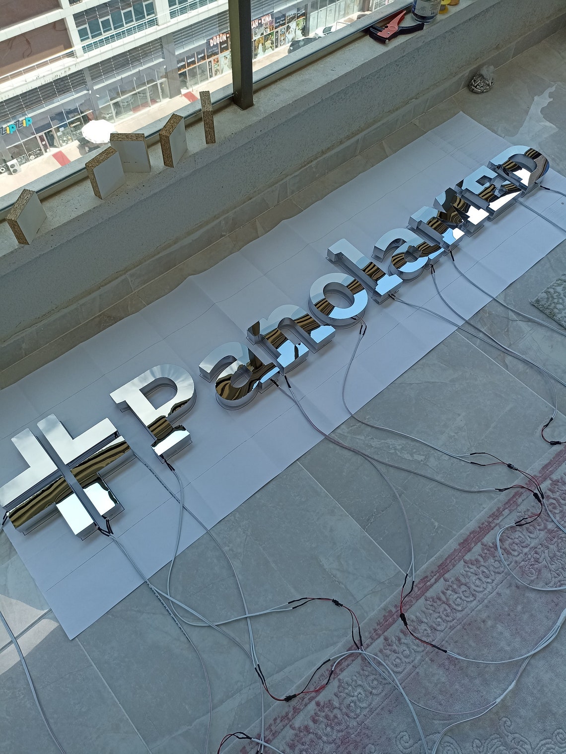 3d Sign Logo Office Decor 3D Silver Sign Business Sign 3D - Etsy