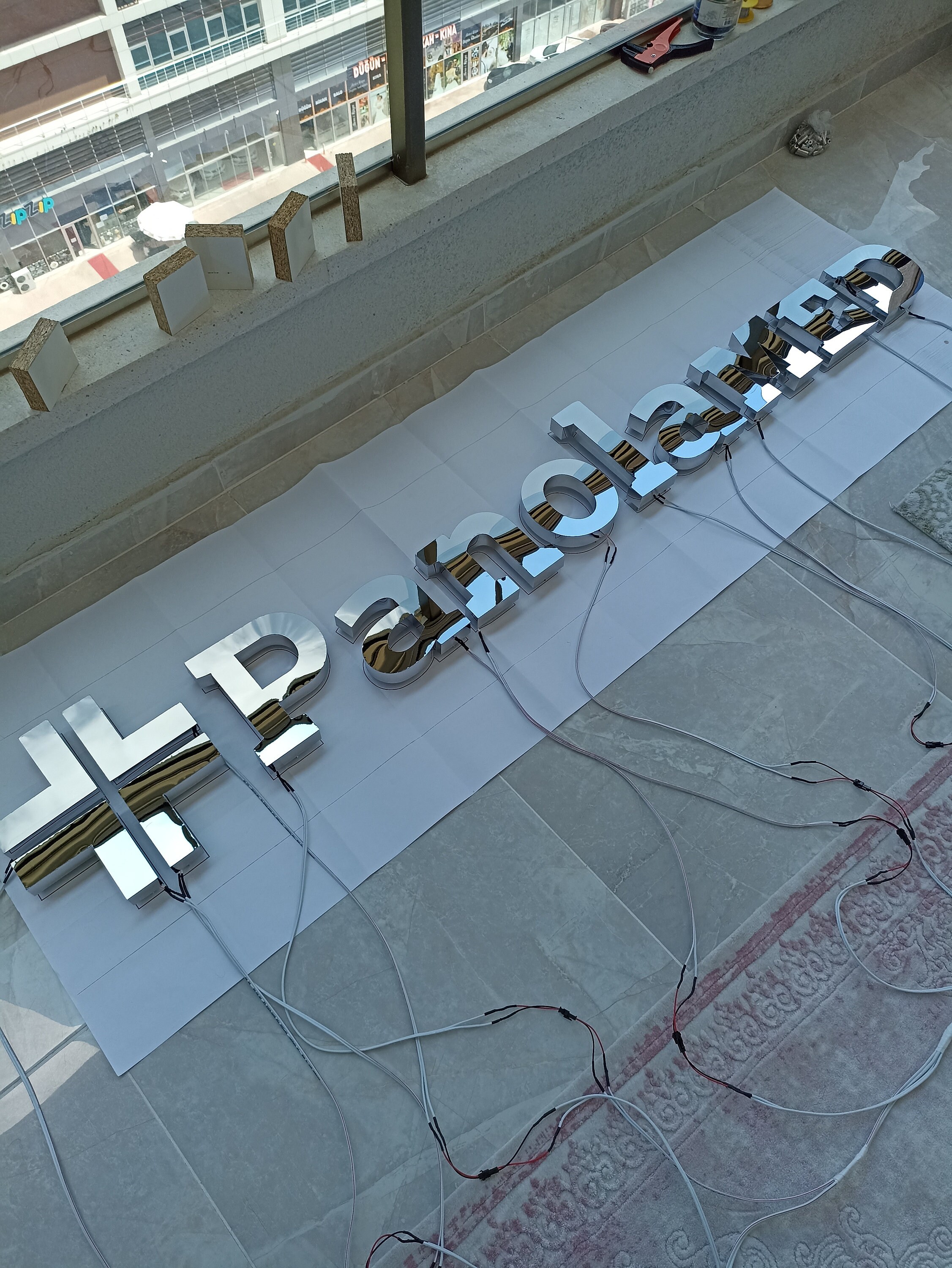 3d Sign Logo Office Decor 3D Silver Sign Business Sign 3D - Etsy