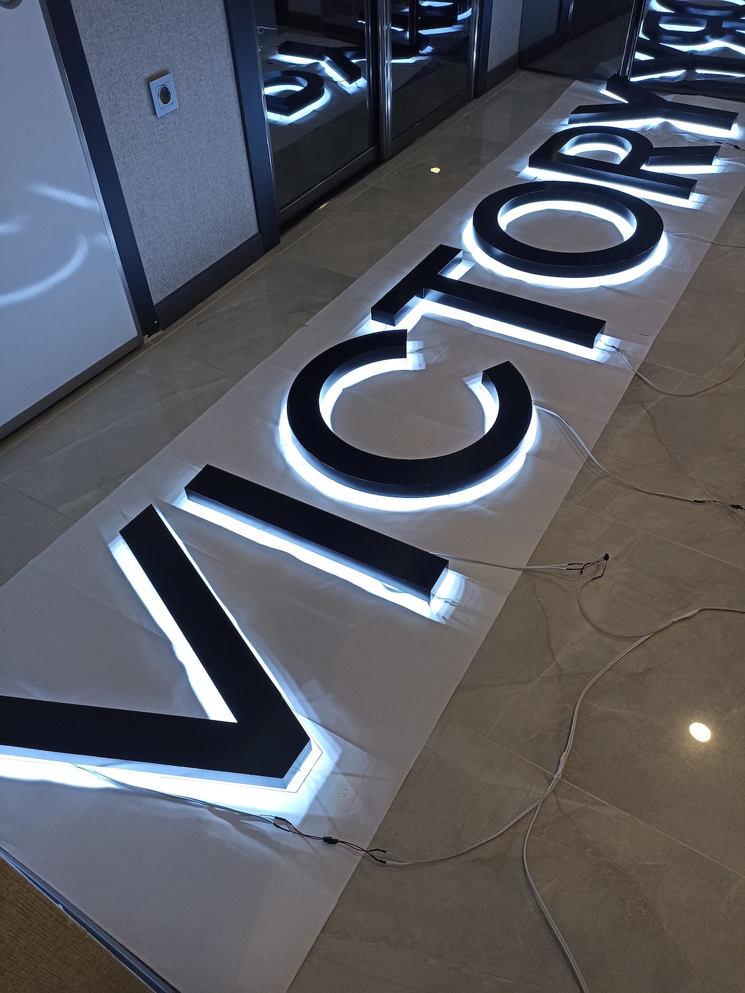 3d Backlit Sign, 3d Logo, 3D Gold Sign, 3D Silver Sign, Business Sign ...