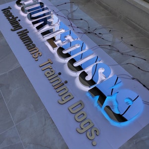 3d Sign, Logo, Office Decor, 3D Gold Sign, Business Sign, 3D Lobby Sign ...