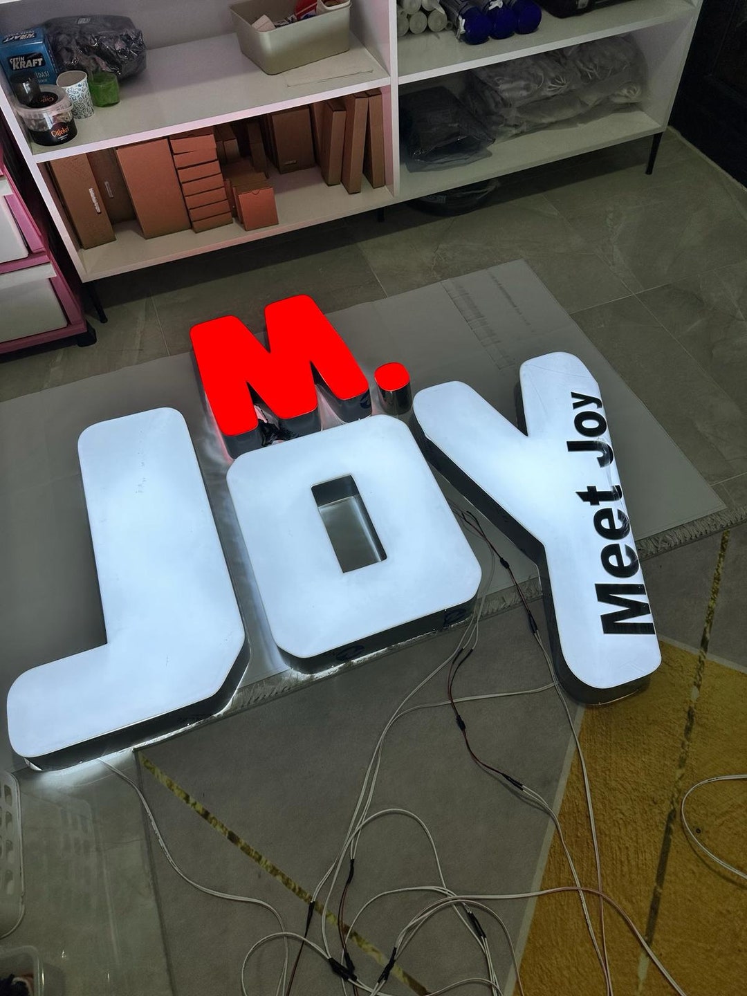 Custom 3D Backlit Sign | Outdoor Sign | Office Sign for Wall | Door ...