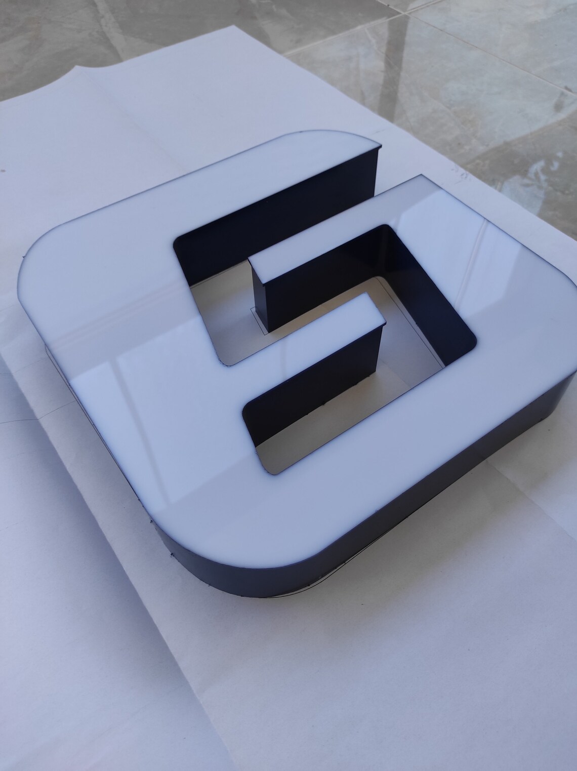 3D Frontlit Letters 3d Business Sign Backlit Metal Sign - Etsy