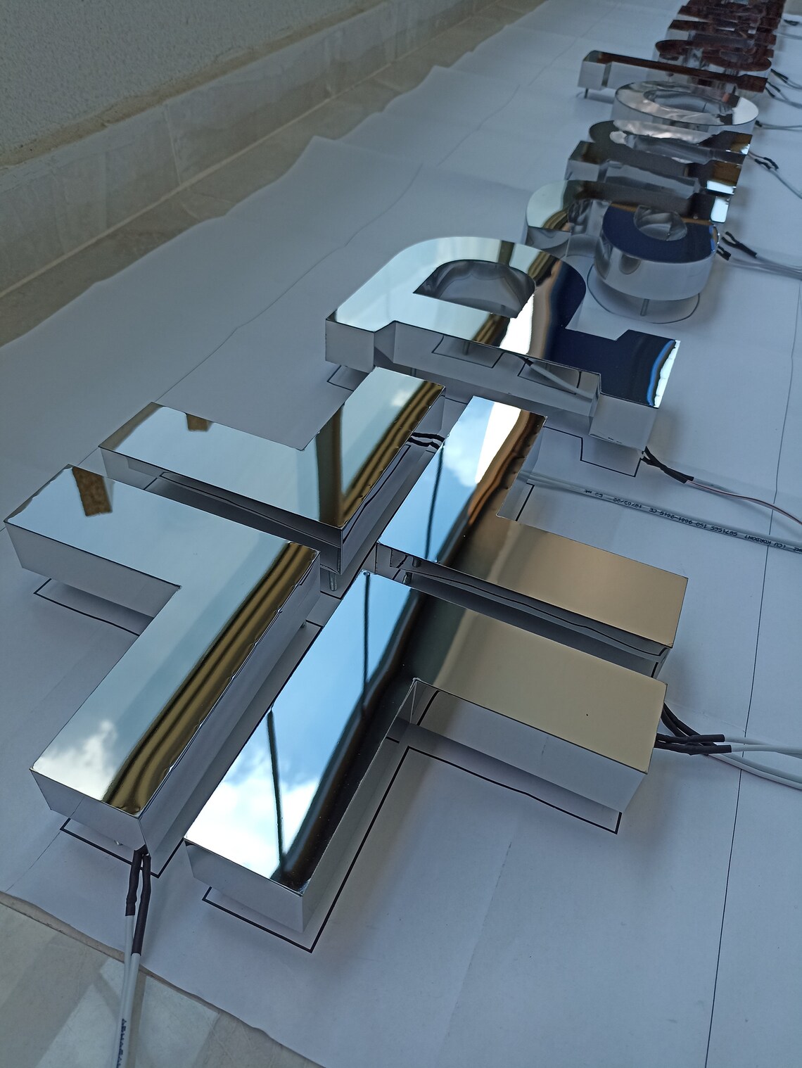 3d Sign Logo Office Decor 3D Silver Sign Business Sign 3D - Etsy