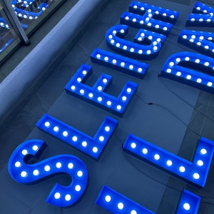 Light up Letters | Metal Marquee | Marquee Lights Words | Marquee ...