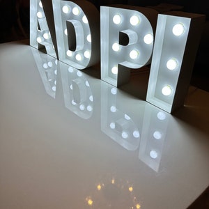 Light up Letters Metal Marquee, Marquee Lights Words, Marquee Lights ...