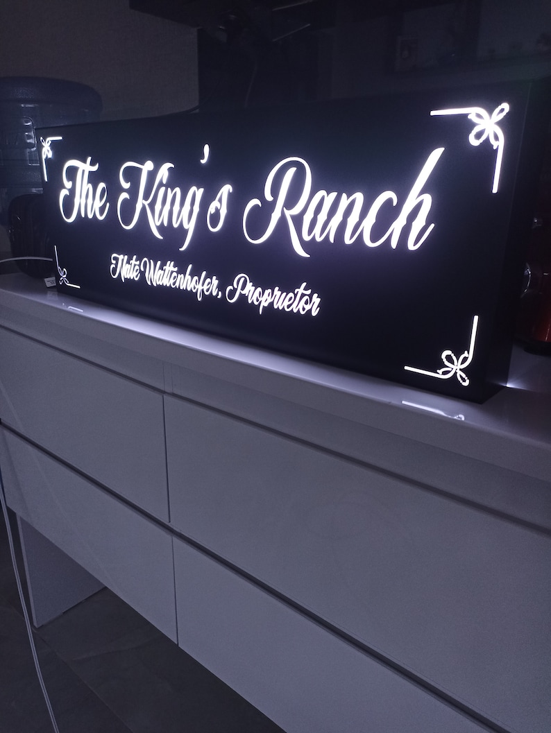 Custom Backlit Sign Office Decor Business Name Sign Metal - Etsy