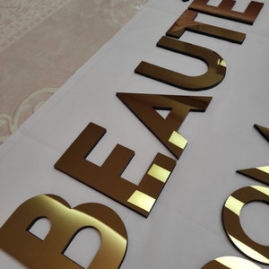 3d Sign Logo | Office Decor | 3D Gold Sign | Business Sign | 3D Lobby ...