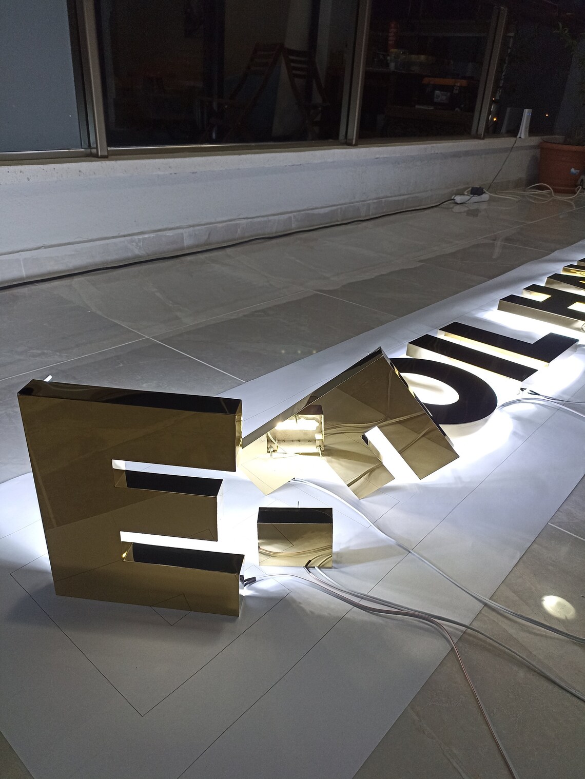 3d Sign Logo Office Decor 3D Gold Sign Business Sign 3D - Etsy